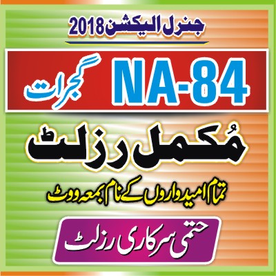 NA-84 Gujranwala Election 2018 Full Result Candidates Vote